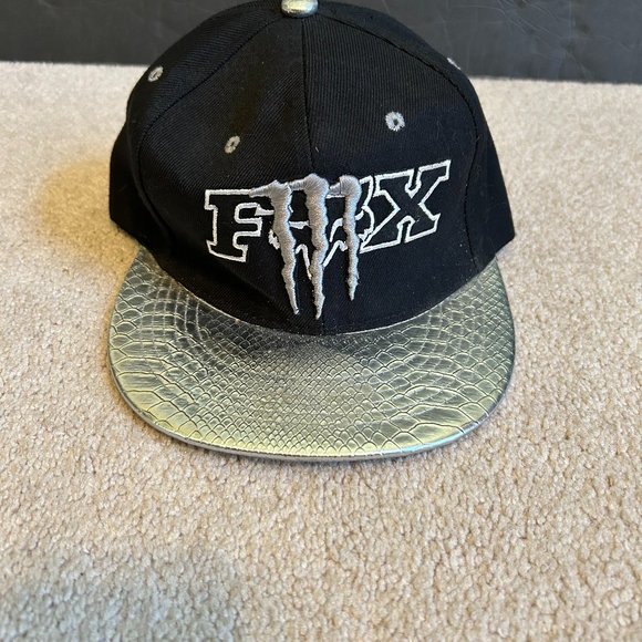 Accessories | Fox Monster Racing Energy Snapback Baseball Cap Black ...